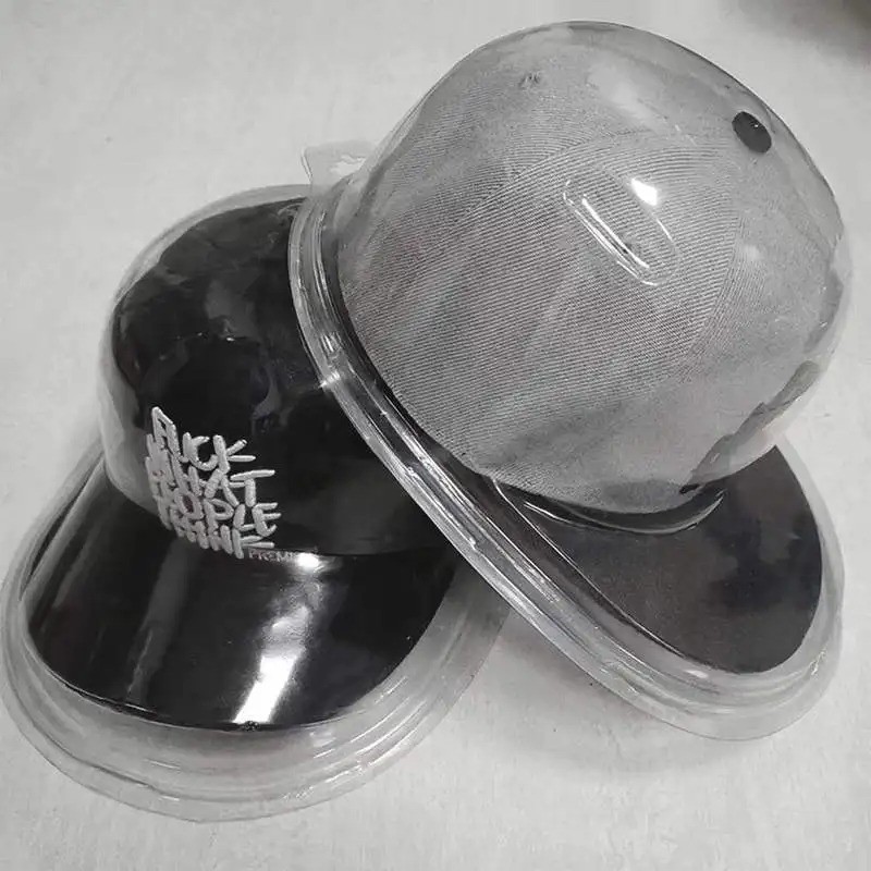 5pcs Cap Case Flat Curve Hats Plastic Transparent Cover Dust-proof Cap ...