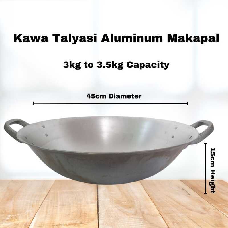 95 Kawa Talyasi Makapal Aluminum 4Kg Capacity Heavy Duty E90 | Shopee ...