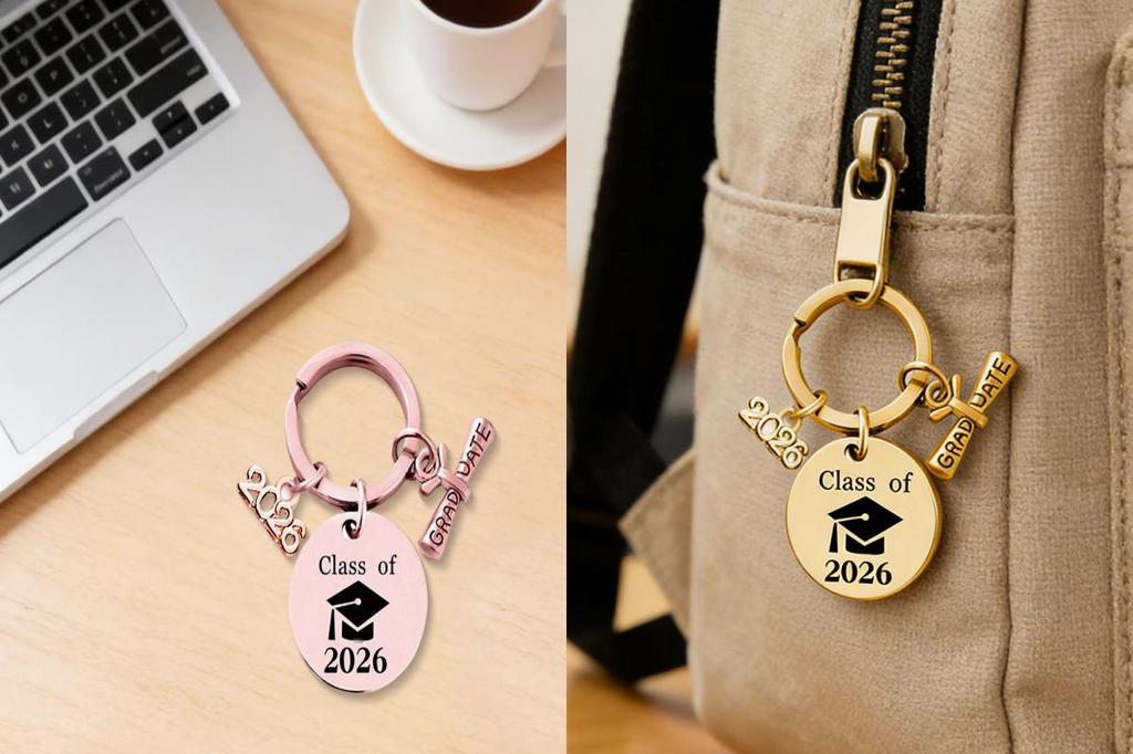 MIC_ Graduation Keychain 2026 Class of 2026 Celebration Accessory Class ...