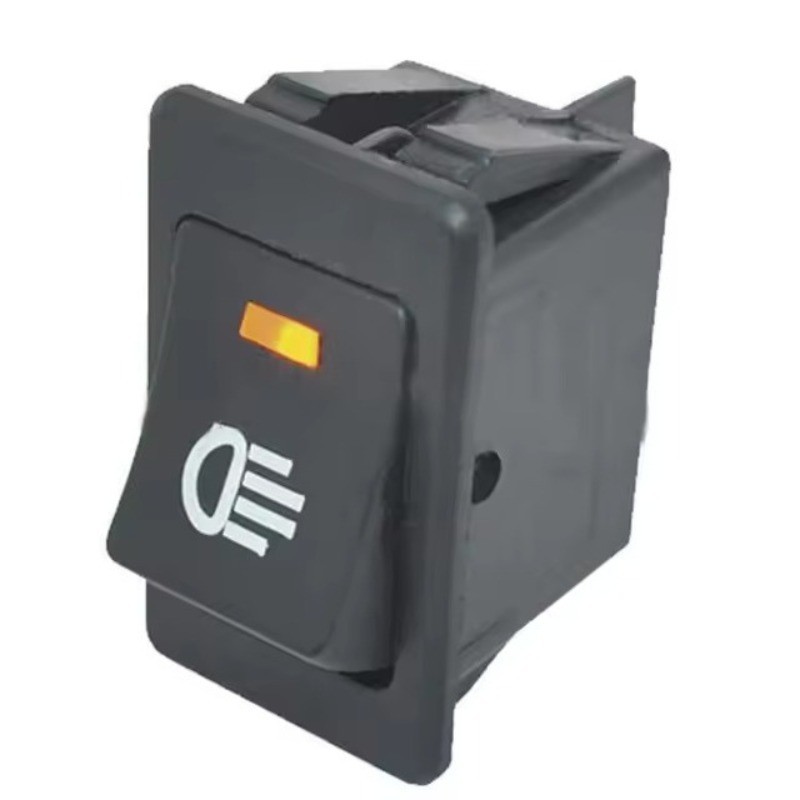 Car Light Rocker Switch ON-OFF Fog Lamp Switch 2 Position 4 Pins LED ...