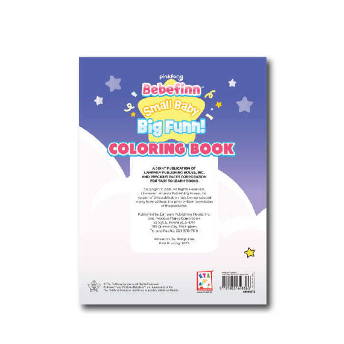 Pinkfong Bebefinn Small Baby Big FUNN Coloring Book Ages Ed | Shopee ...
