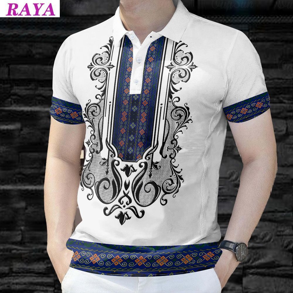 2026 Summer Barong Tagalog Men Modern Dri-Fit Polo Barong Bohemian Polo ...
