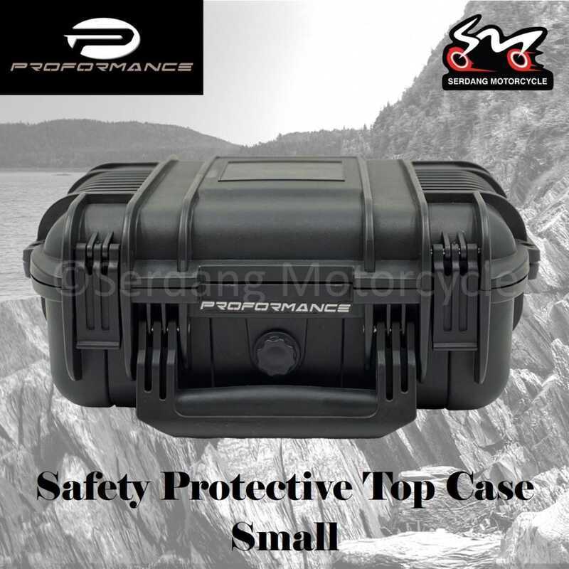 PROFORMANCE Safety Top Box Motorcycle Kotak Motosikal Waterproof Case ...