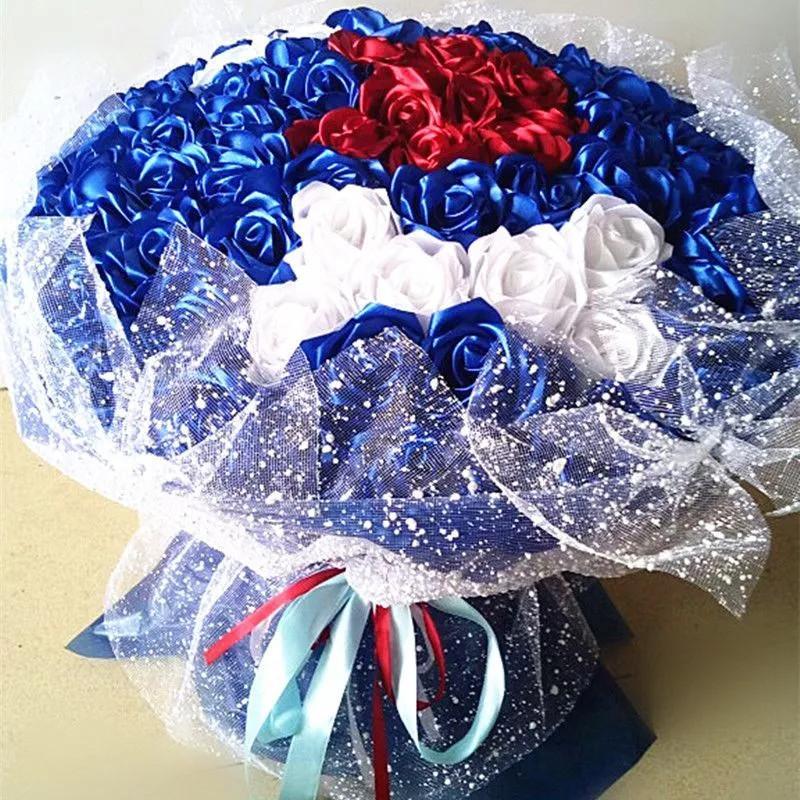 Snow Dot Gauze Bouquet Packaging Material 50cm x 4yds High-Quality Snow ...