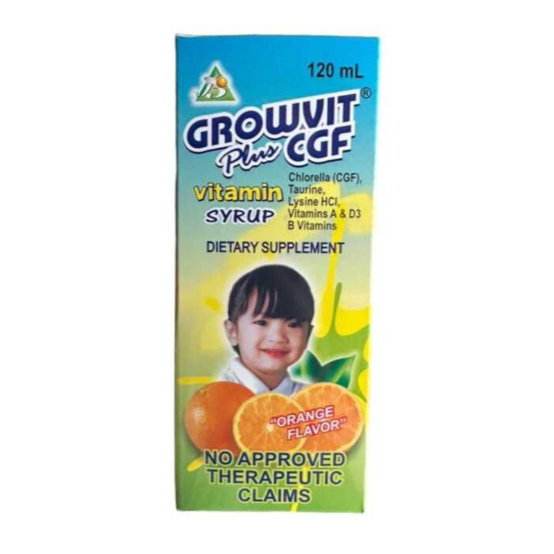 Growvit Plus CGF Vitamin Syrup | Shopee Philippines