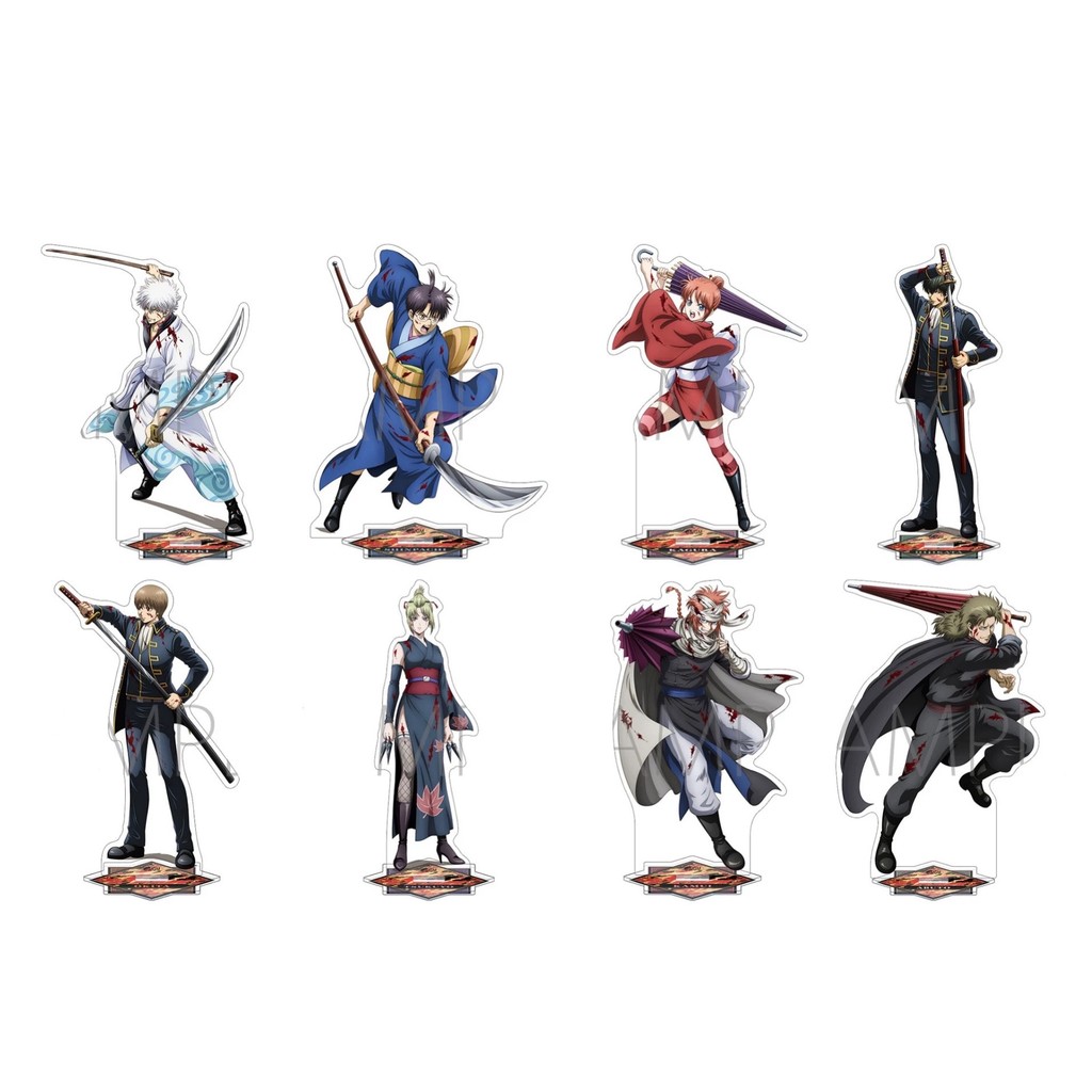 Gintama Yoshiwara in Flames Exhibition Acrylic Standee - Gintoki Sakata ...