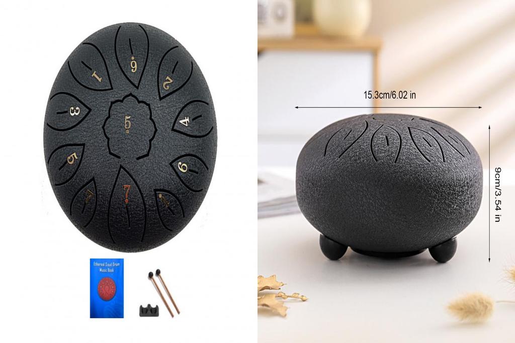 SETN C Key Musical Instrument Portable Percussion Instrument 6-inch ...