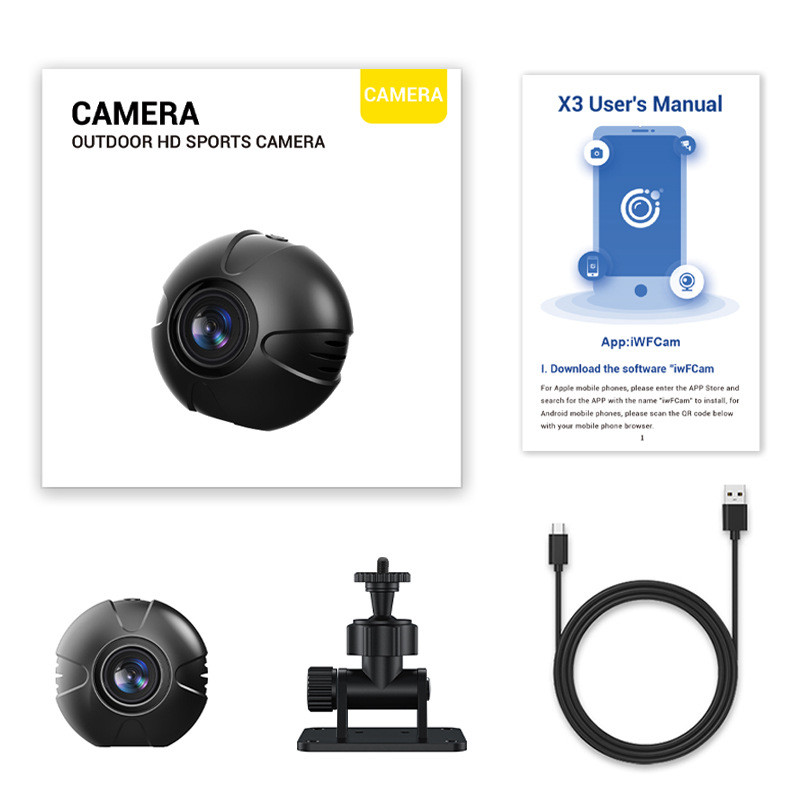 X3 Camera Wi-Fi Smart Security Home Surveillance Camera HD 1080P ...
