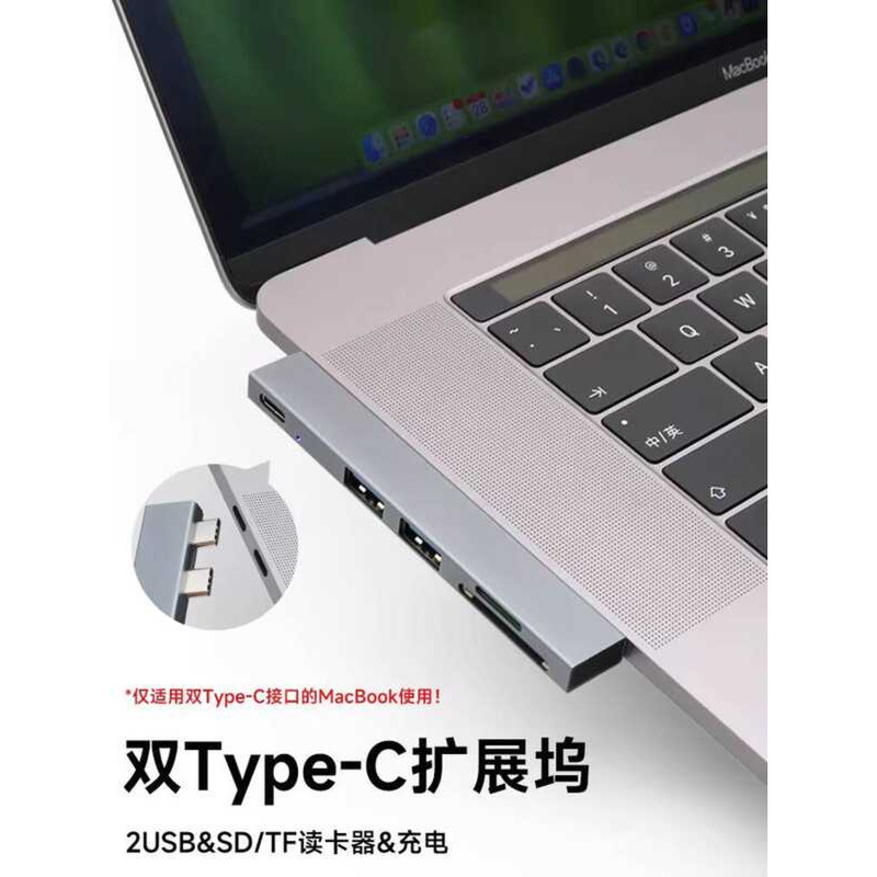 Dual-Head Type-C Expander Computer Docking Station Multi-Port Converter ...