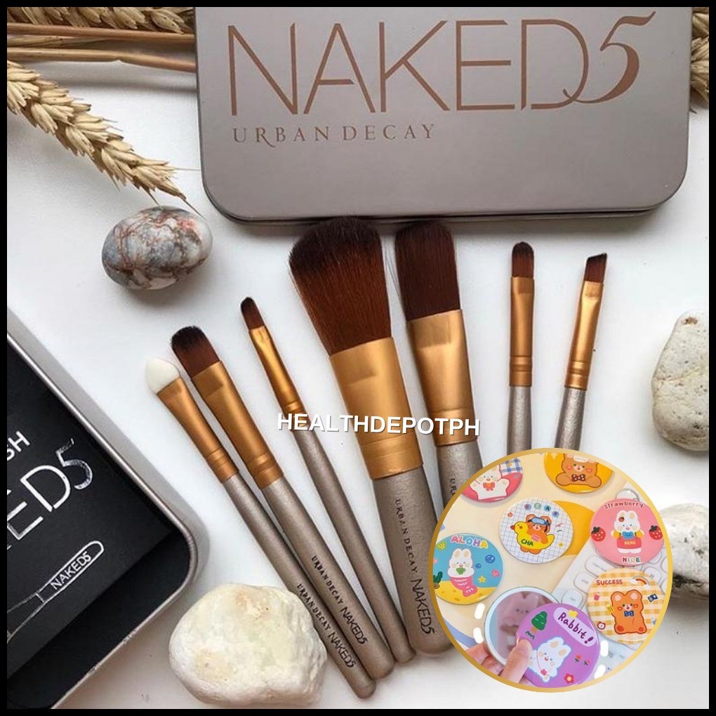 Naked 5 Urban Decay Professional Makeup Brush Set (12pcs) With FREE 1 ...