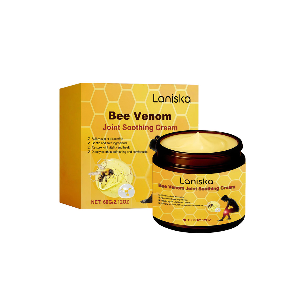 Bee Venom Joint Care Cream 60g with Arnica, MSM, Collagen for Soothing ...
