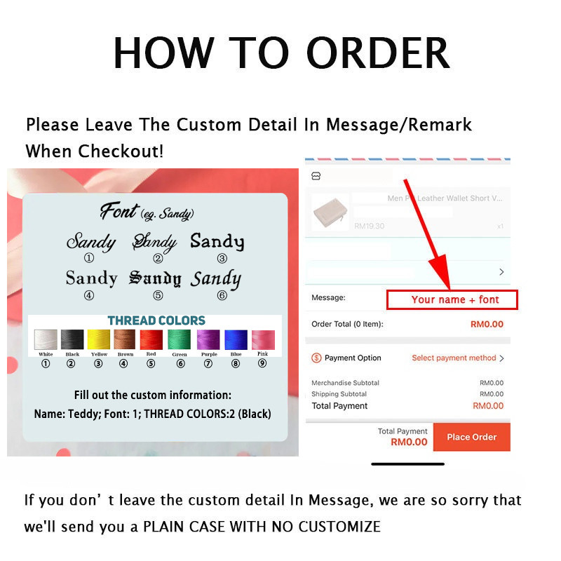 Personalized Cosmetic Pouch with Embroidered Name Large Capacity ...