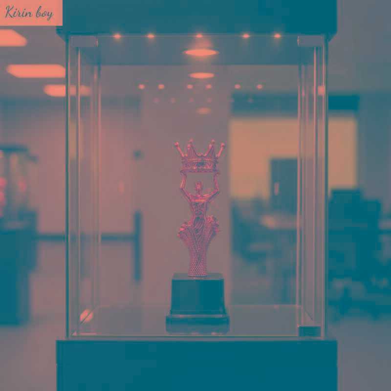 KIRIN Plastic Trophy Models Decorative Crown Golden Winner Award Small ...