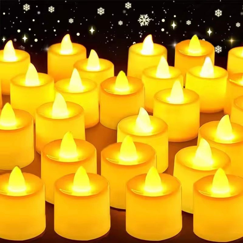 5/10/20Pcs LED Tea Light Candle / Flameless Candles / Battery Electric ...