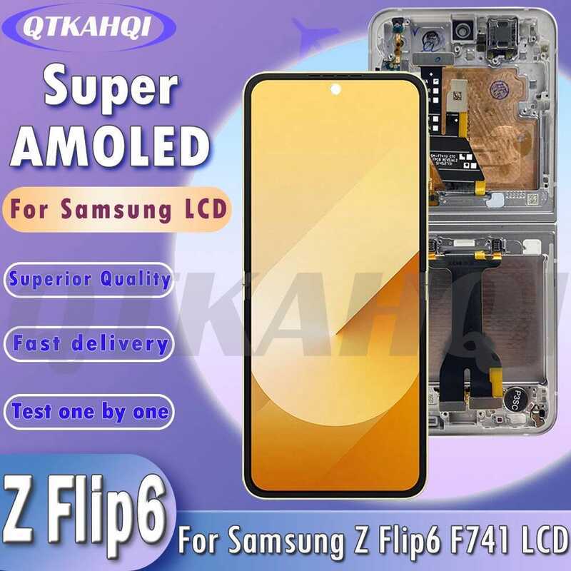 Original 6.7"Amoled For Samsung Z Flip 6 5G LCD Display F741 Sm-F741b ...