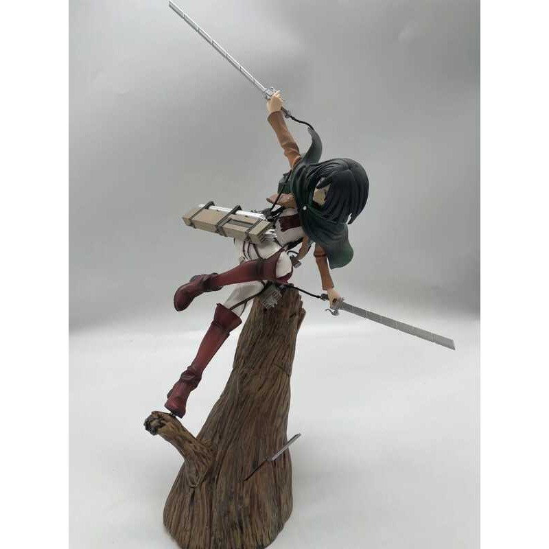 1 ARTFX Attack On Titan Tree Stump Mikasa Ackerman Soldier Boxed ...