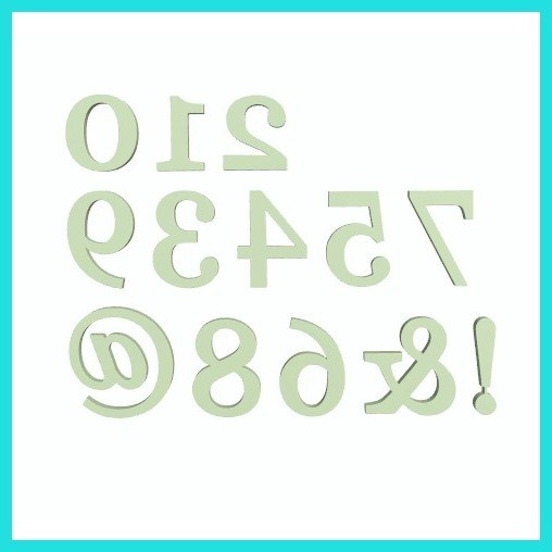 ♟ 3D jelly-new frame/mold (plastic) -alphabet and numbers (Swipe photo ...
