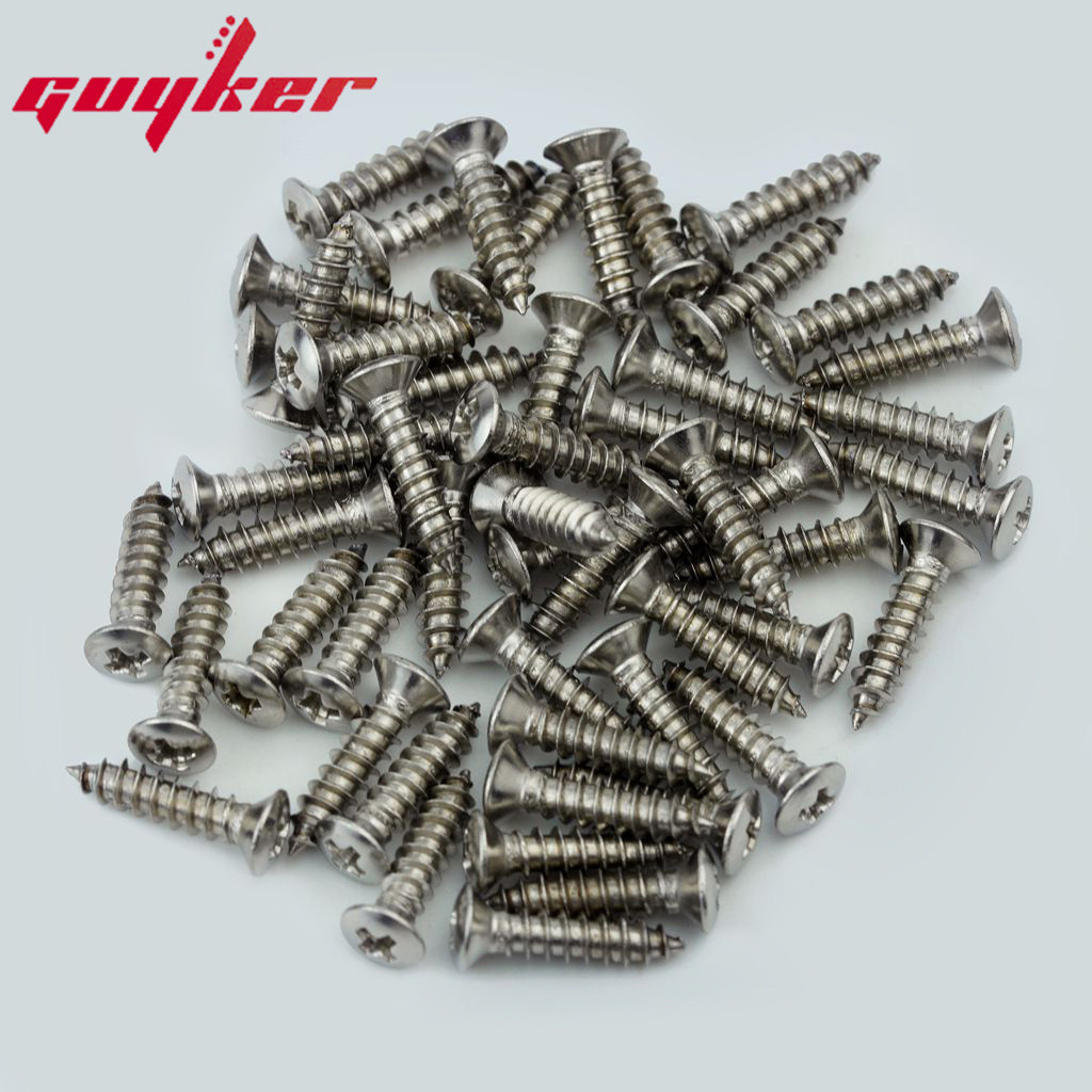 50PCS/set Acoustic Guitar Electric Guitar Guard Screw for ST TL Guitar ...