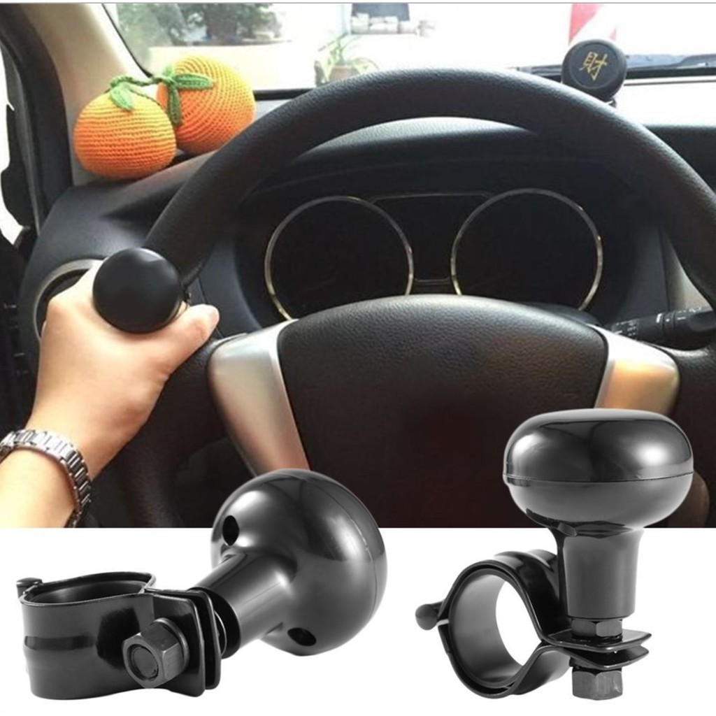 360° Car Steering Wheel Spinner Knob Black Booster Power Steering ...