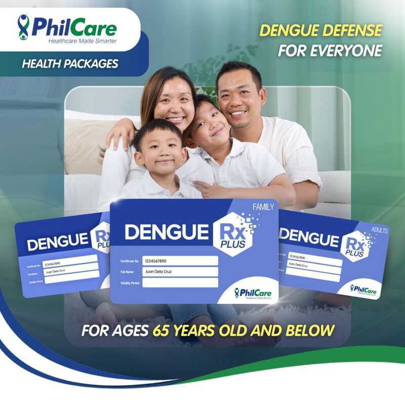 Philcare - Dengue Rx Plus Prepaid Health Card Health Insurance / HMO ...