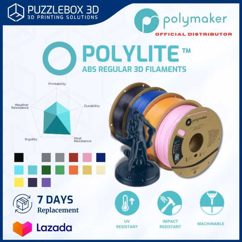 8 Polymaker Polylite ABS 3D Printing Filament Strong Durable Functional ...