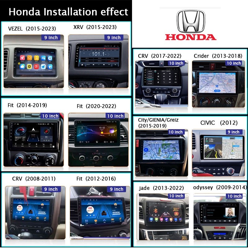 Evean【QLED Touch Screen 8 core】8G Ram+128G Rom Android Player Car Head ...