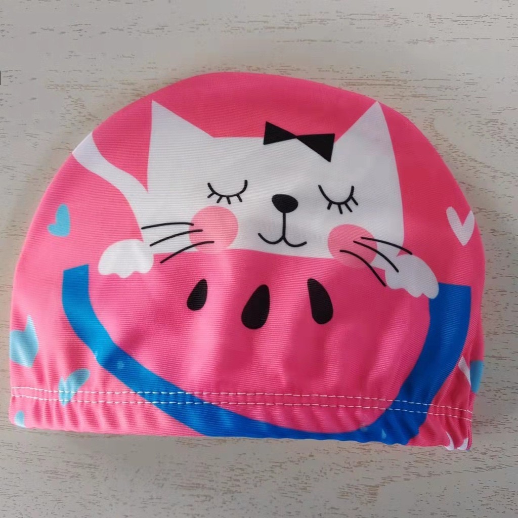 Kids Swimming Cap Boys and girls Swim Cap Ear protection Cute ...