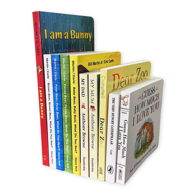 Set Books The Very Hungry Caterpillar Brown Bear Dear Zoo Animal ...