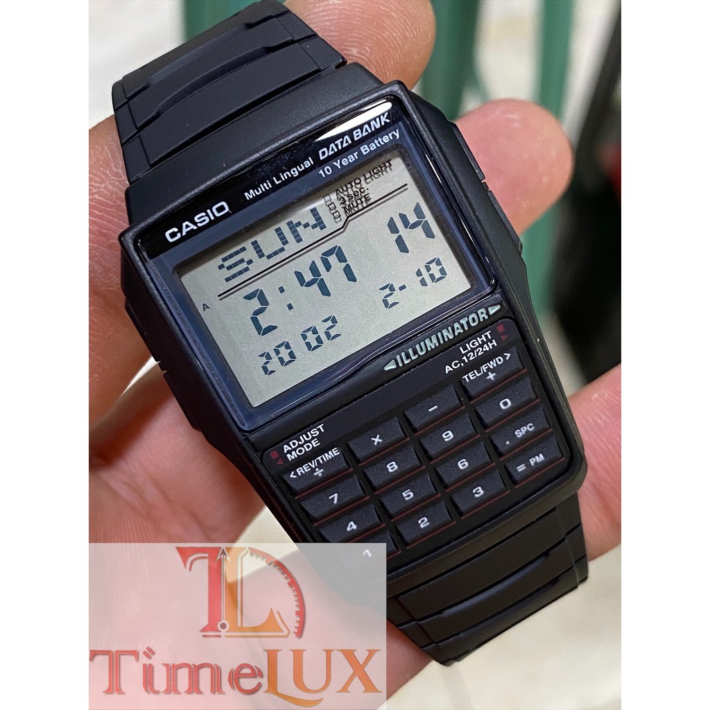 CASIO RUBBER DBC 32 1A CALCULATOR WATCH | Shopee Philippines