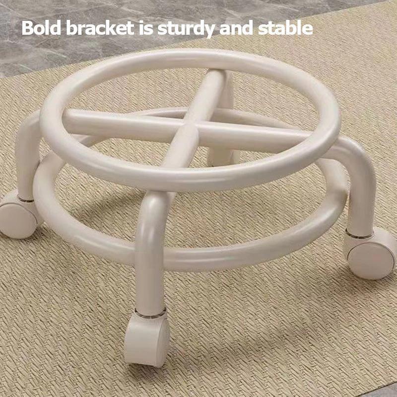 Colorful Low Small Stool Chair With Wheels Sofa Mini Stool Baby Cushion ...
