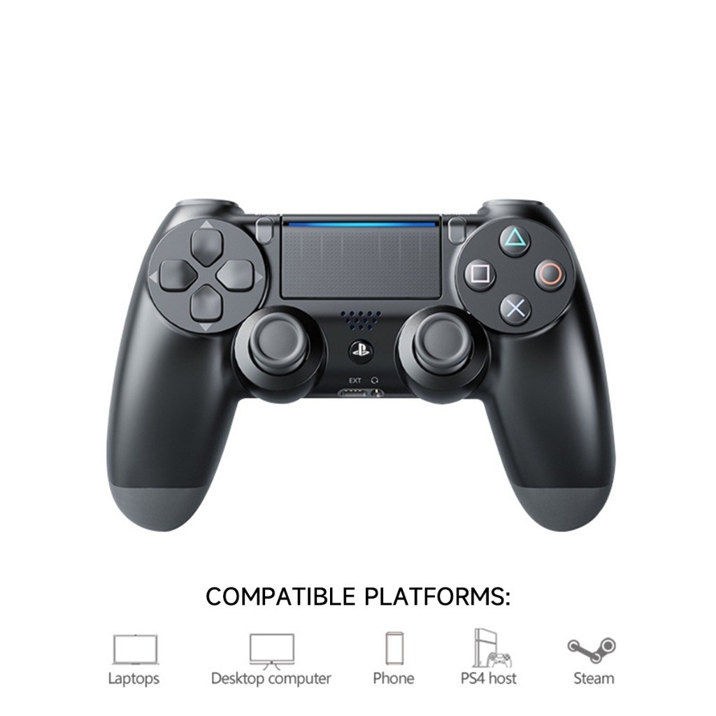 Zeus Wireless Controller - DualShock 4 Gamepad for PC P3 P4, Smooth ...