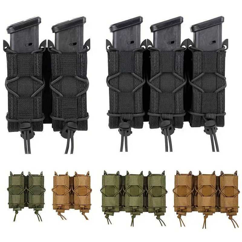 MOLLE Magazine Outdoor Tiger 9Mm Twin Tactical Quick-Draw Function ...