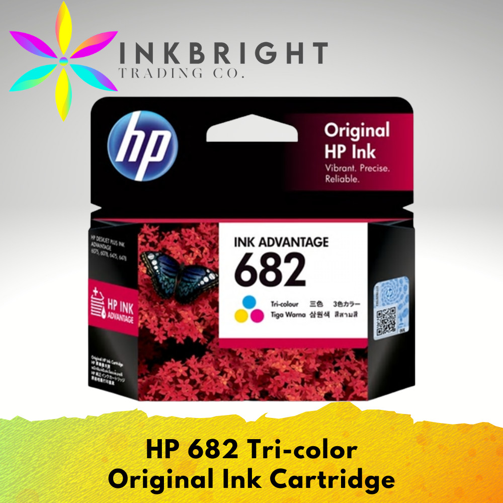 HP 682 Tri-color Original Ink Advantage Cartridge (682C HP682C ...