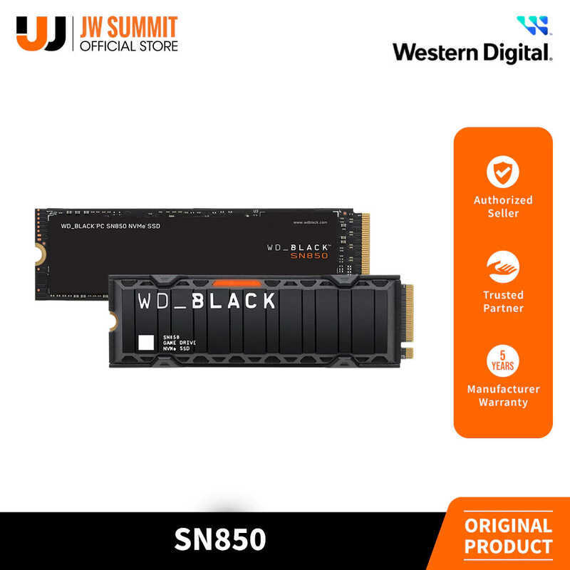 rn Digital WD Black Sn850 Nvme M.2 Internal Gaming SSD Storage (500Gb ...