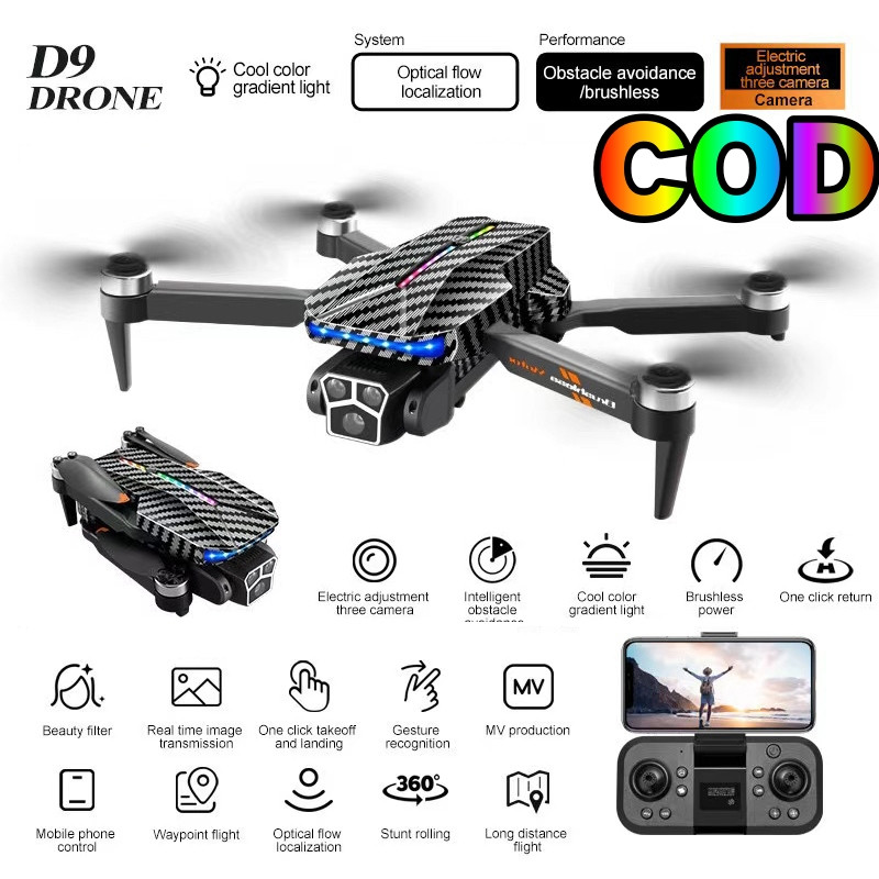 COD drone with three camera 4k 10000meters original Pro Wifi FPV ...