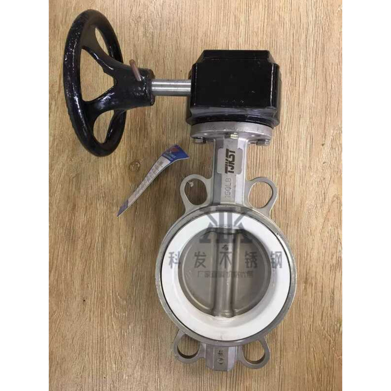 All PTFE 304 Clamp Manual Turbo Stainless Steel Butterfly Valve ...