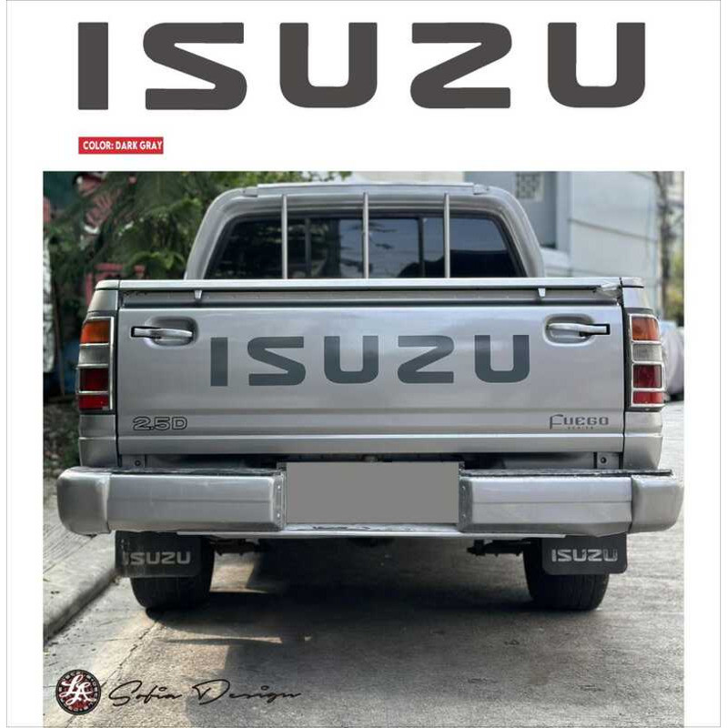 Isuzu Decal Fuego ISUZU sticker for Tailgate Cut Out Vinyl Sticker ...