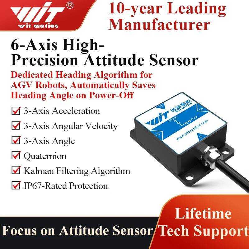 Witmotion Mm Hwt601 3-Axis IMU Inertial Navigation ROS Robot Module ...