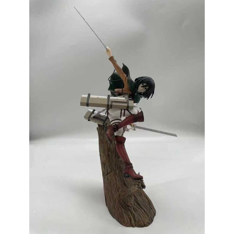 1 ARTFX Attack On Titan Tree Stump Mikasa Ackerman Soldier Boxed ...
