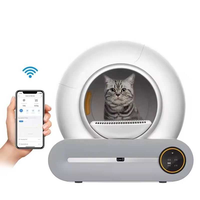 APP Control Self Cleaning Cat Litter Box Toilet Robot Extra Large Smart ...