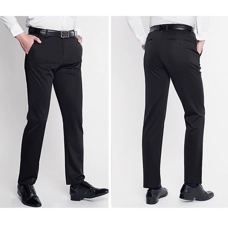 CEO Men's Formal Business Black Slacks Pants Local Delivery High ...