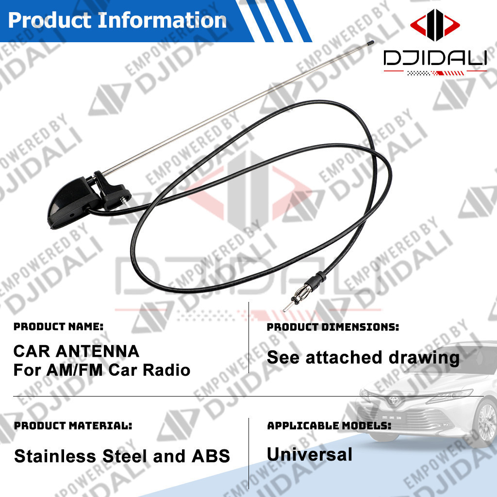 Universal Car Vehicle Side Antenna FM / AM Stereo Signal Amplifier ...