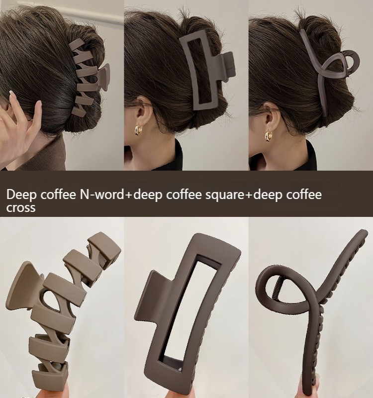 9PCS Korean Hair Claw Clips Set for Women Plush Hairpins Hair Tie ...