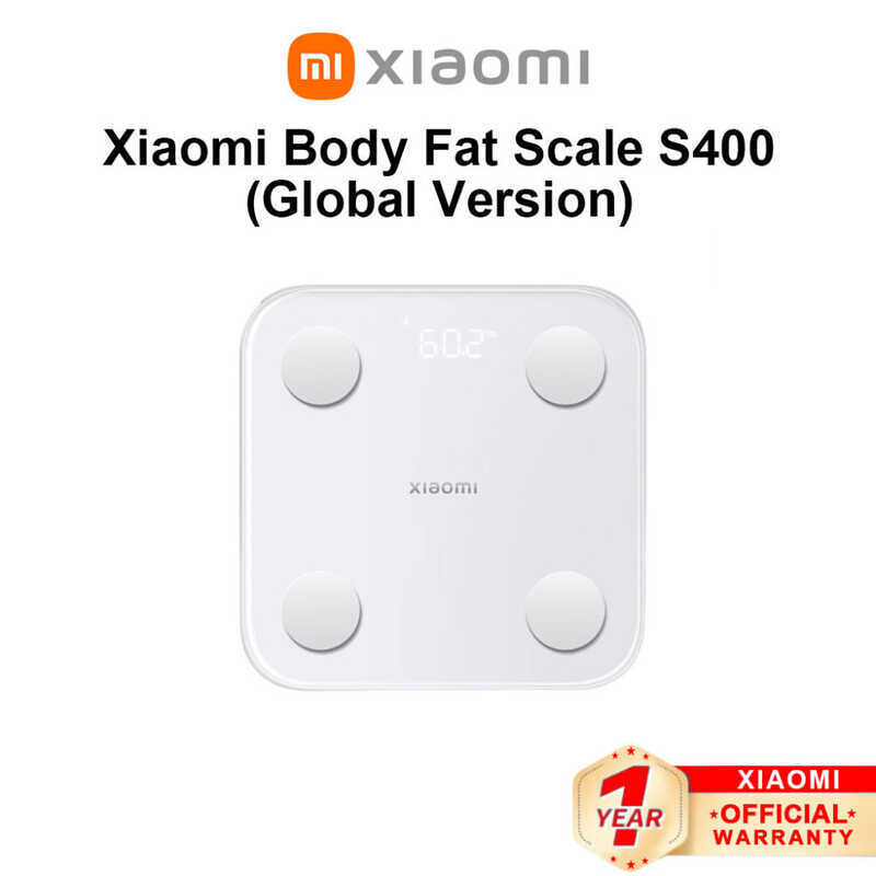 Xiaomi S400 Fat Body Composition Mi Weight Scale Smart Test Hidden LED ...