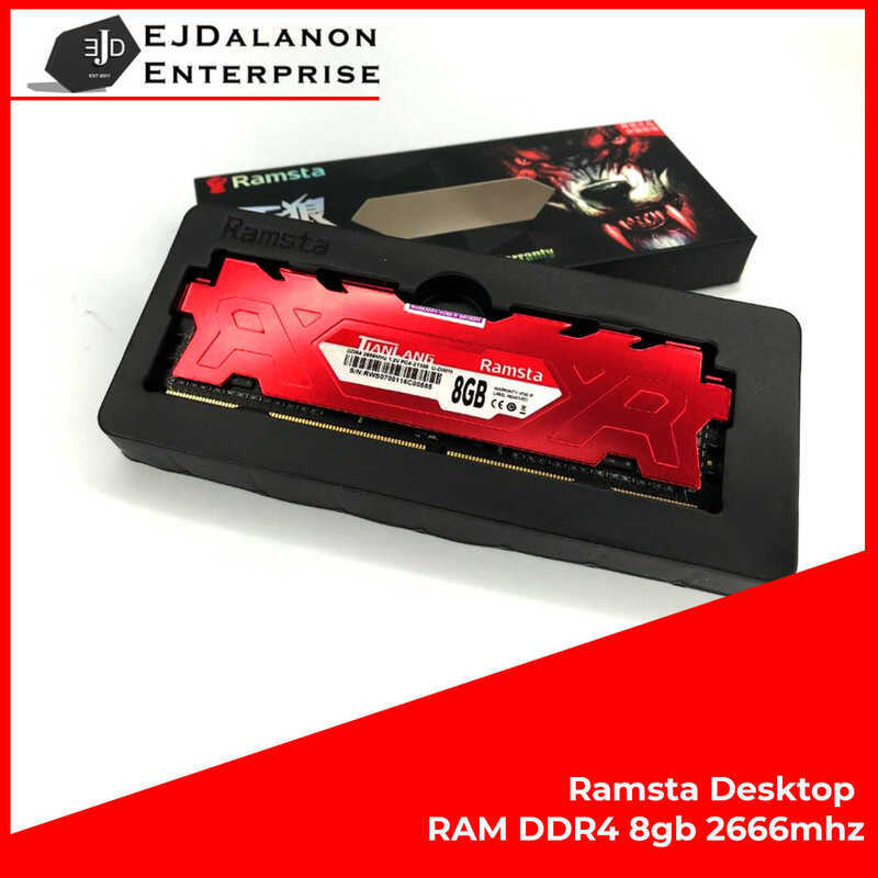 80 RAMSTA DESKTOP RAM SIRIUS Ddr4 8Gb MEMORY 2666Mhz | |Ramsta ...
