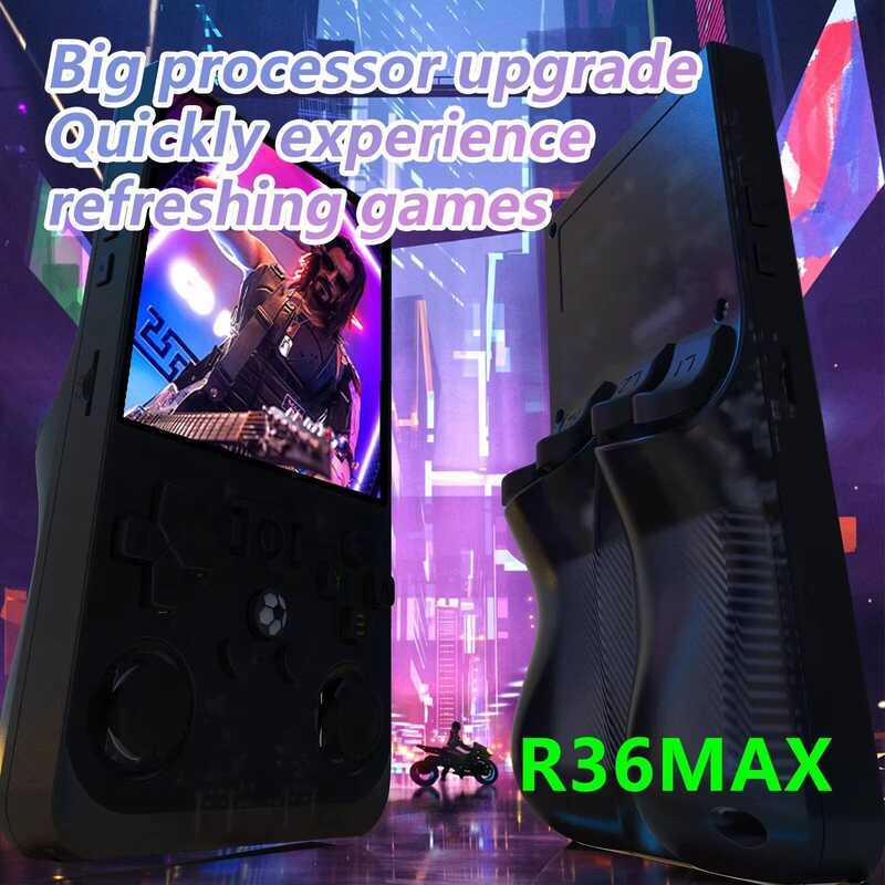 R36 Max 64gb 128gb Hand Held Arcade Gaming Players Tv Classic Portable ...