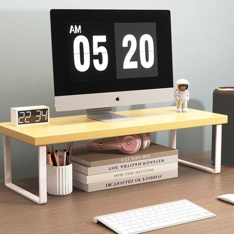 Desktop Monitor Riser Stand Office Dormitory Computer Display Elevation ...