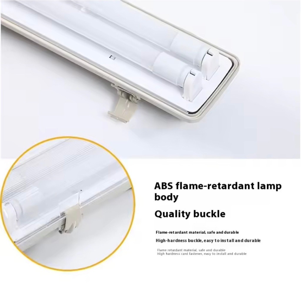 【COD】Rohstar T8 LED Thicken Tri-proof Outdoor Fixture 60cm 120cm double ...
