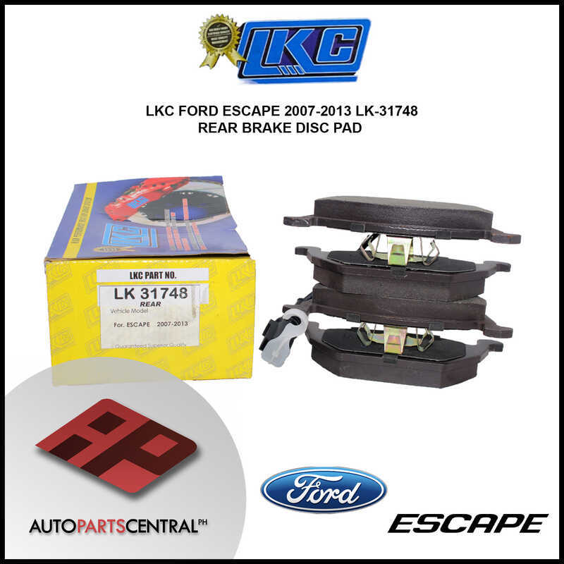 LKC Brake Disc Pad Rear Ford Escape 2007-2013 (1Set Lk-31748) | Shopee ...