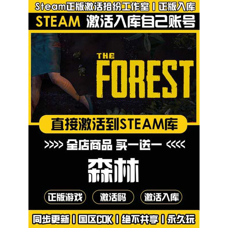 Steam The Forest Activation Code CDKey Genuine CDK China Region ...